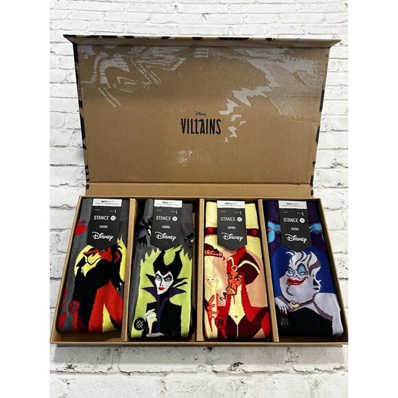Stance | Underwear & Socks | Stance Disney Villains Crew Socks Box Set ...